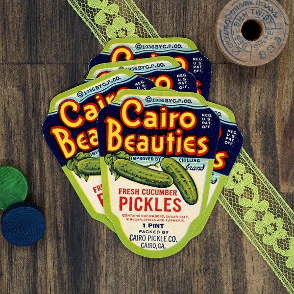 Pickle Label - Etsy