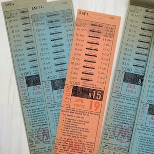 Vintage NYC Brooklyn Bus Tickets 1980s - Set of 3 | New York City ...