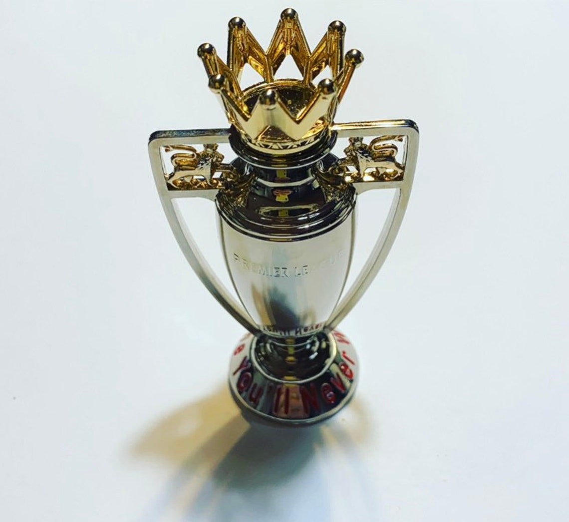 Liverpool Metal Prem Trophy With Youll Never Walk Alone Red Enamel on ...