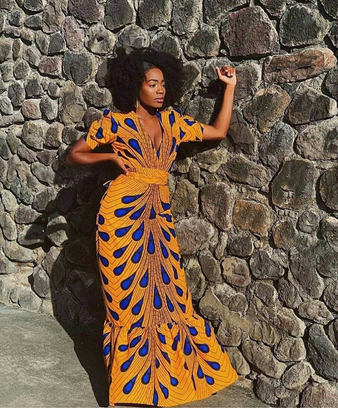 African print maxi dress-African dress-African clothing-Ankara | Etsy