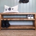 Hand Crafted Rustic Reclaimed Wooden Shoe Bench / Shoe Rack / - Etsy UK