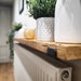 Hand Crafted Rustic Reclaimed Solid Pine Timber Radiator Shelf - Etsy UK