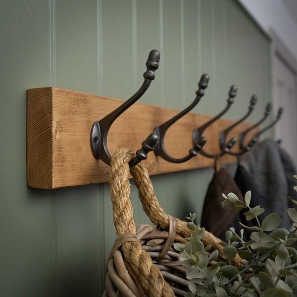 Storage Bench Hat Rack - Etsy UK