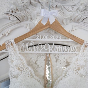 Wedding Dress Hanger, Mrs Hanger, Bridal Hanger, Wedding Hanger, Bride ...