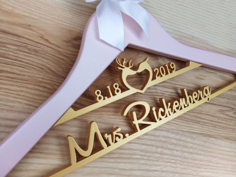 Personalized Hanger Custom Hanger Lazer Name Hanger Wedding | Etsy