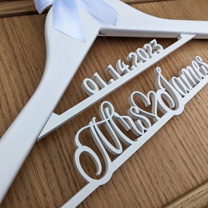 Wedding Dress Hanger Mrs Hanger Bridal Hanger Wedding - Etsy