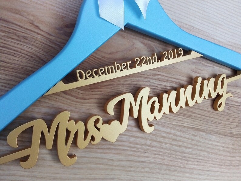 Personalized Hanger Custom Hanger Name Hanger Wedding | Etsy