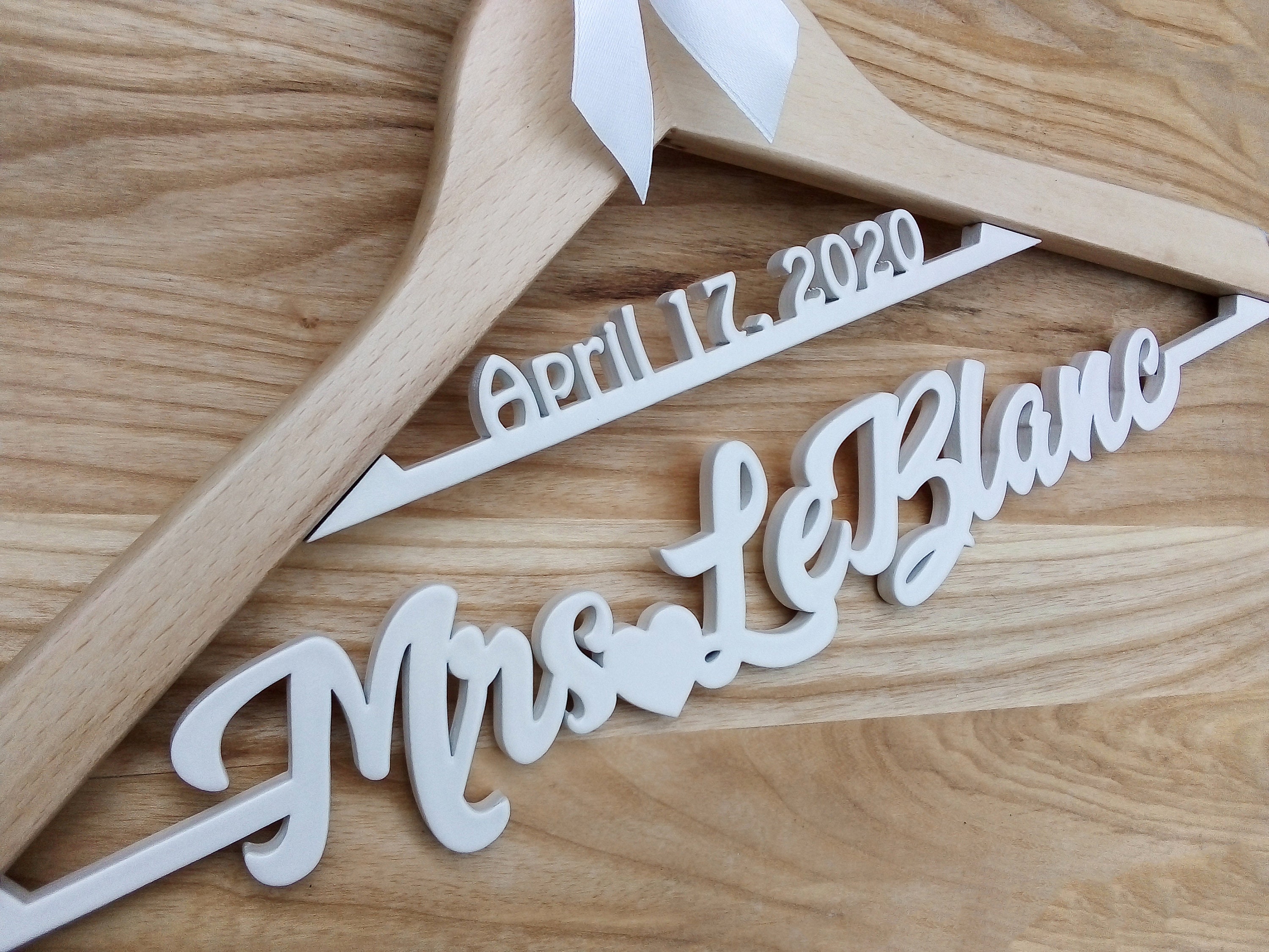 Wood Bridal Hanger wood Wedding Hanger Mrs Hanger Bride | Etsy