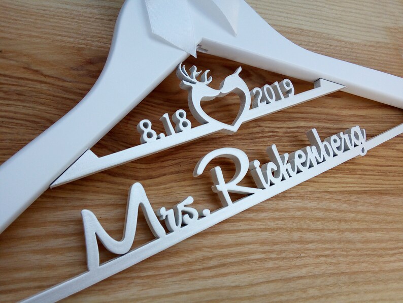 Personalized Hanger Custom Hanger Lazer Name Hanger Wedding | Etsy