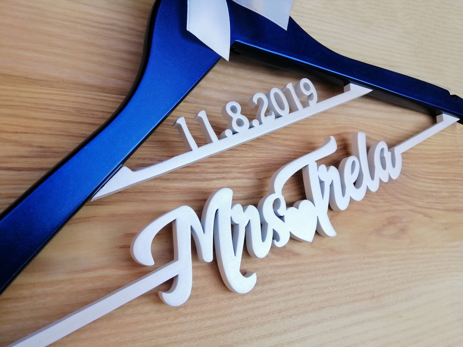Navy Blue Wedding Hanger Navy Blue Bridal Hanger Navy Blue - Etsy