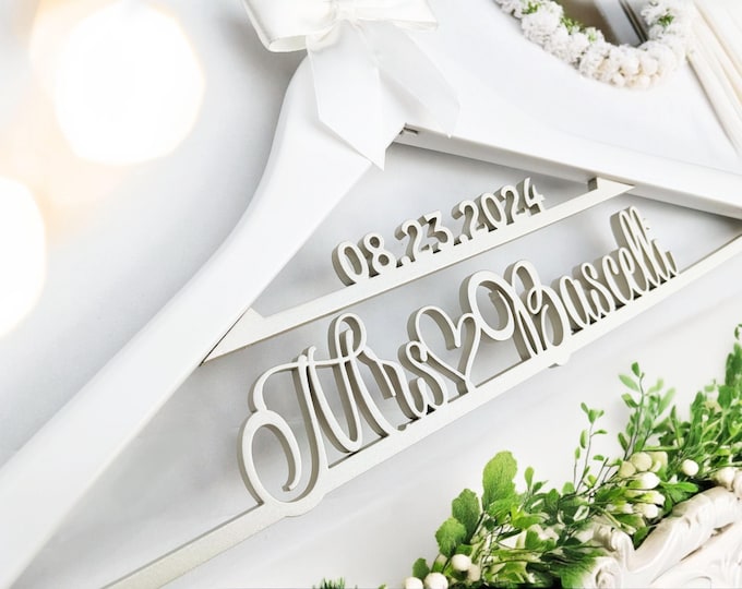 Bridal Hanger, Mrs Dress Hanger, Bridal Hanger, Wedding Hanger, Bride ...