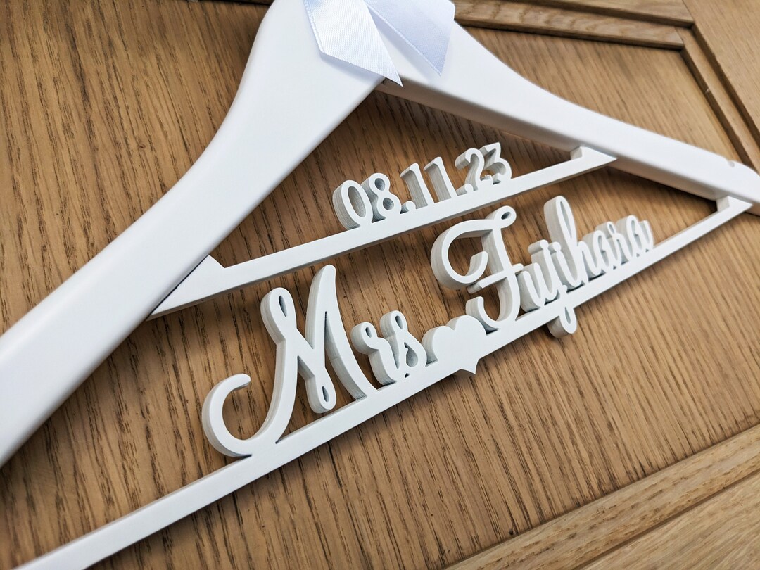 Personalized Hanger Custom Hanger Lazer Name Hanger Wedding - Etsy