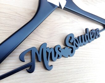 Personalized Hanger Custom Hanger Name Hanger Wedding - Etsy