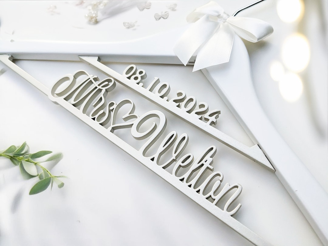 Wedding Dress Hanger, Mrs Hanger, Bridal Hanger, Wedding Hanger, Bride ...