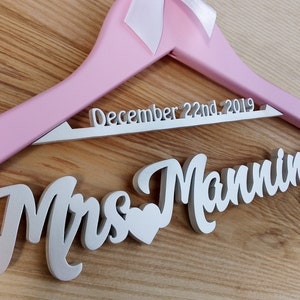 Personalized Hanger Custom Hanger Name Hanger Wedding - Etsy