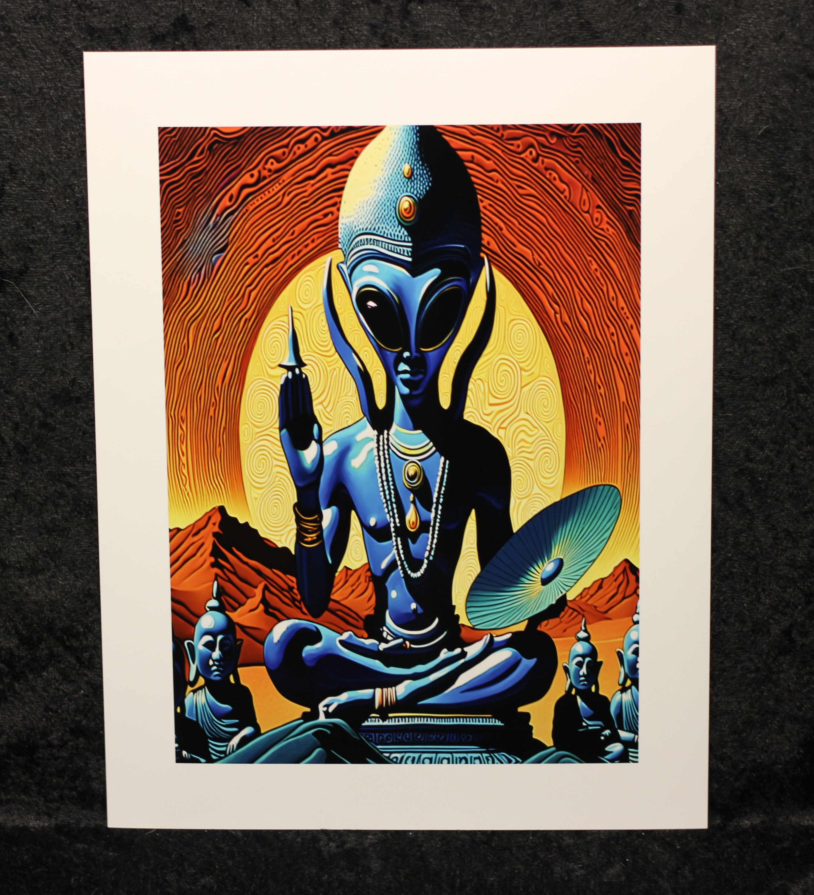 Alien Buddha Teaches Dharma on Mars: Satori, Zen Art, Meditation, Yoga ...