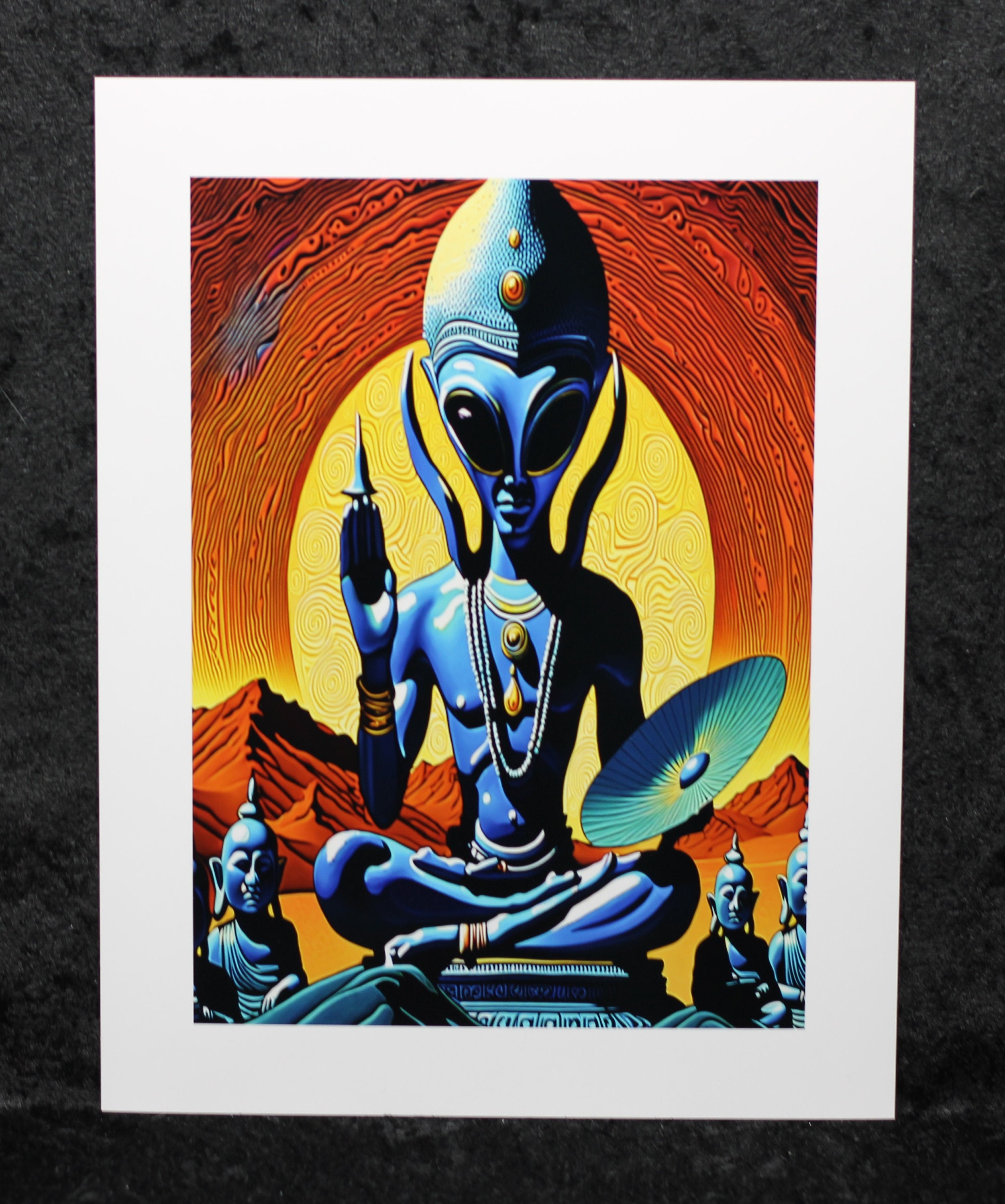 Alien Buddha Teaches Dharma on Mars: Satori, Zen Art, Meditation, Yoga ...