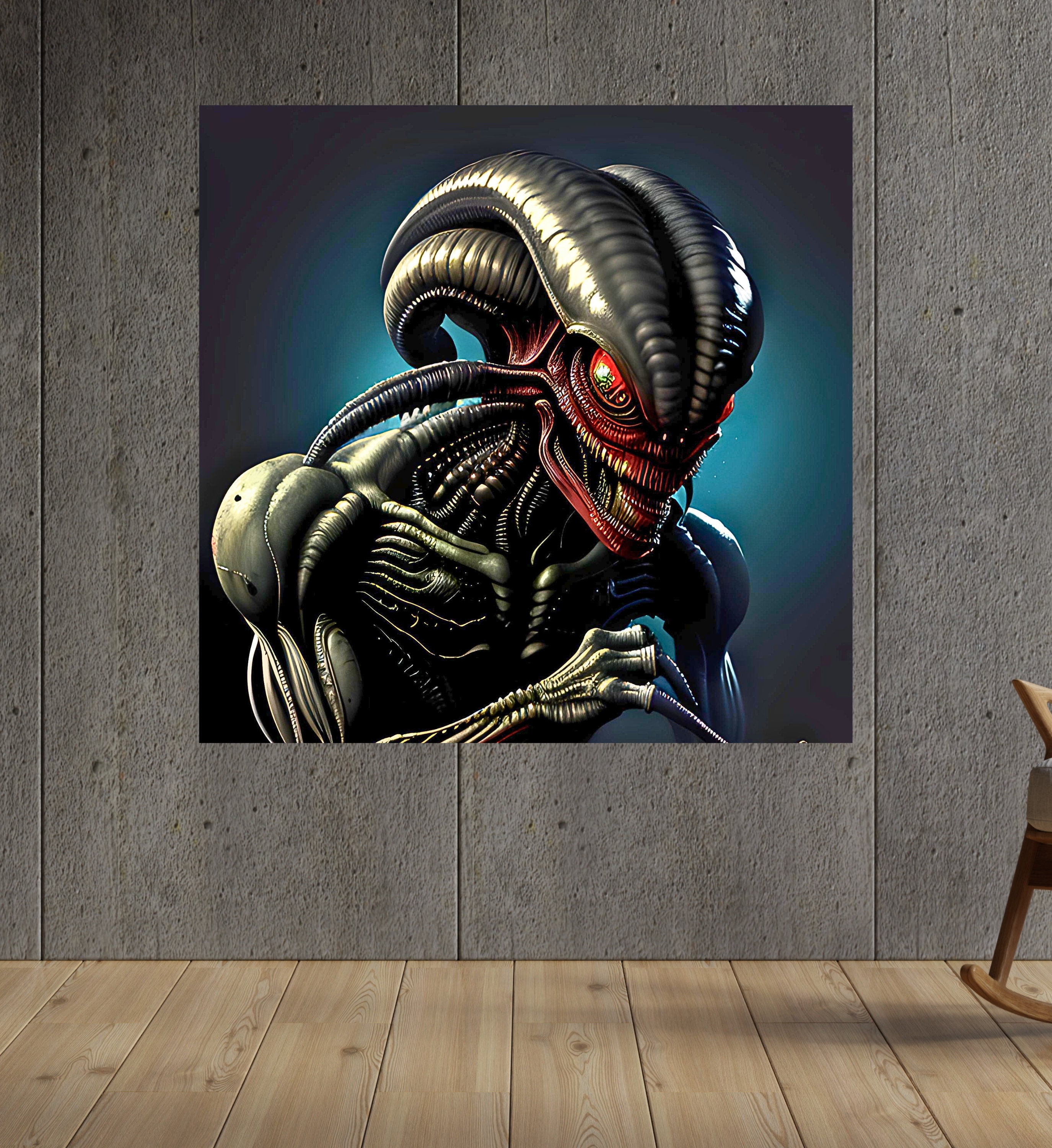 Alien Xenomorph 11x14 8.5x11 Print Horror / Sci-fi Art, Aliens ...