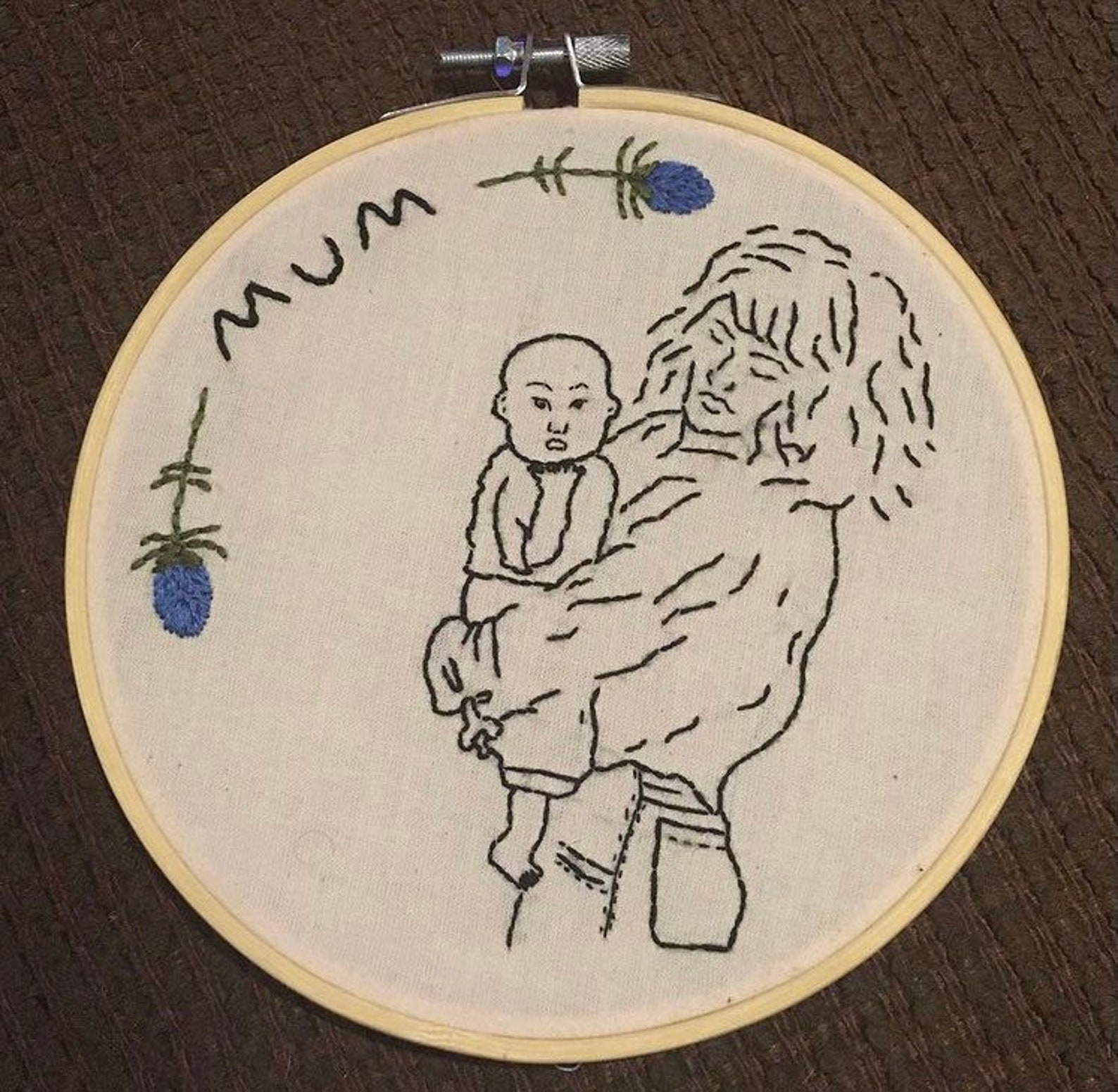 Personalised. Custom Memorial Embroidery. Hand Embroidered - Etsy