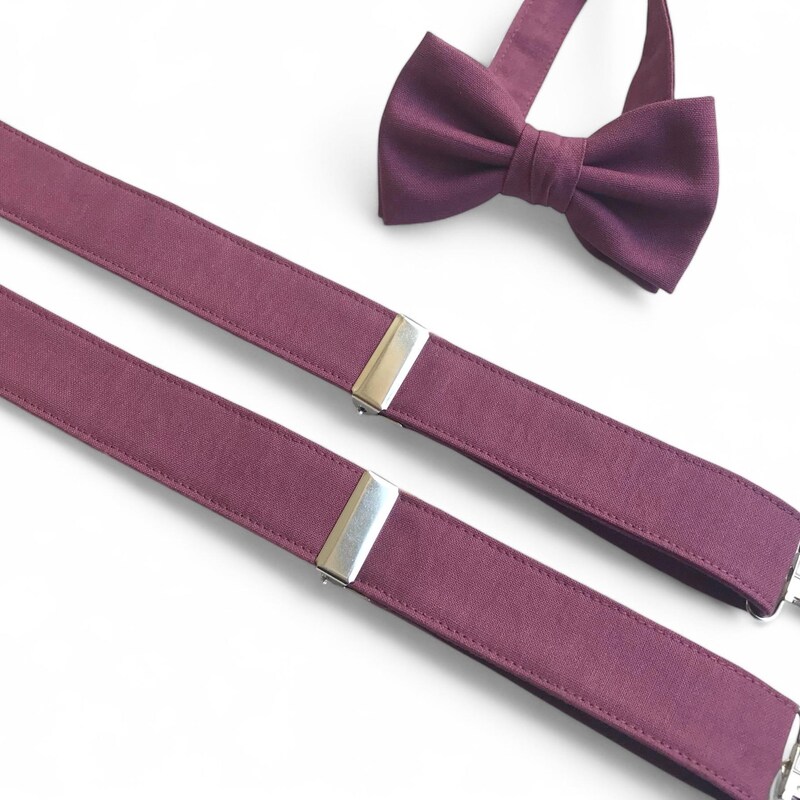 Bow Tie Suspenders - Etsy