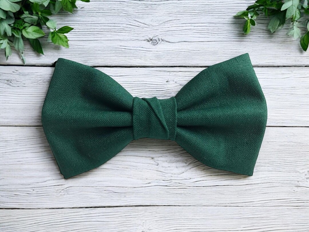 Emerald Green Bow Tie Men, Emerald Bow Tie Kids, Mens Pre Tied Bow Tie ...