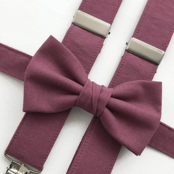 Bow Tie Suspenders - Etsy