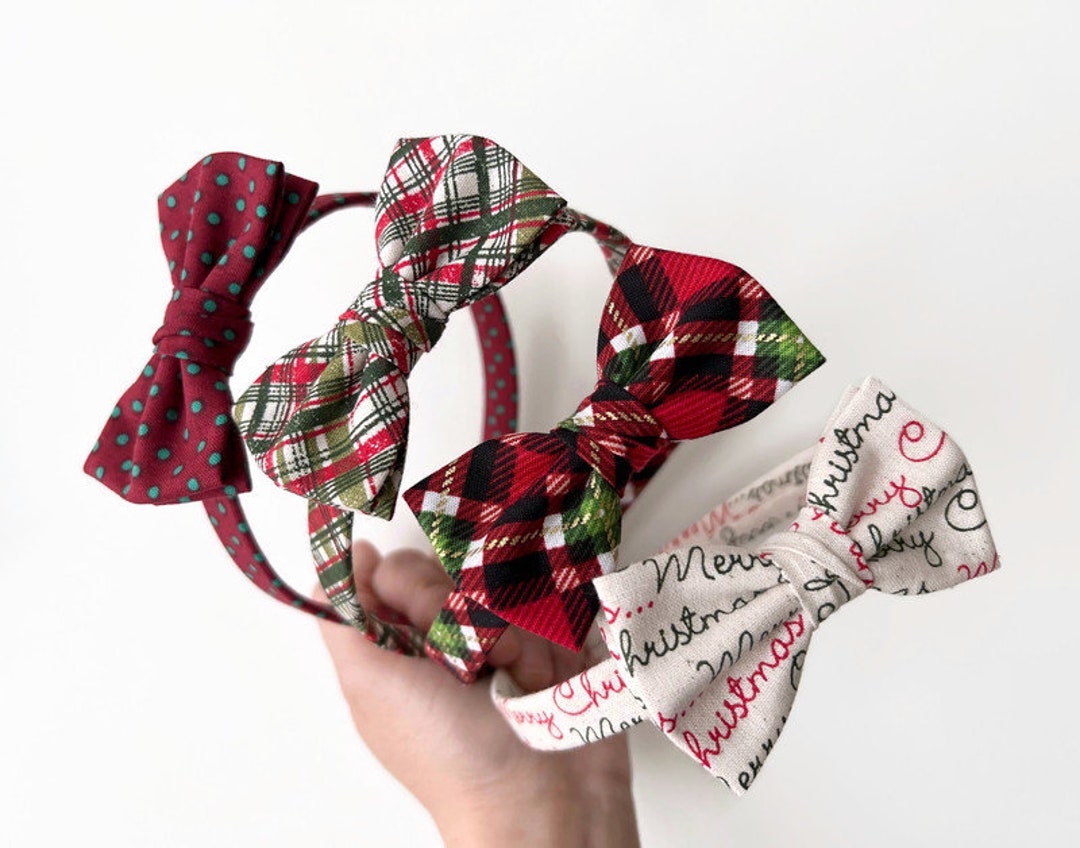 Kids Christmas Headbands for Girls, Christmas Bow Hairbands Toddlers ...