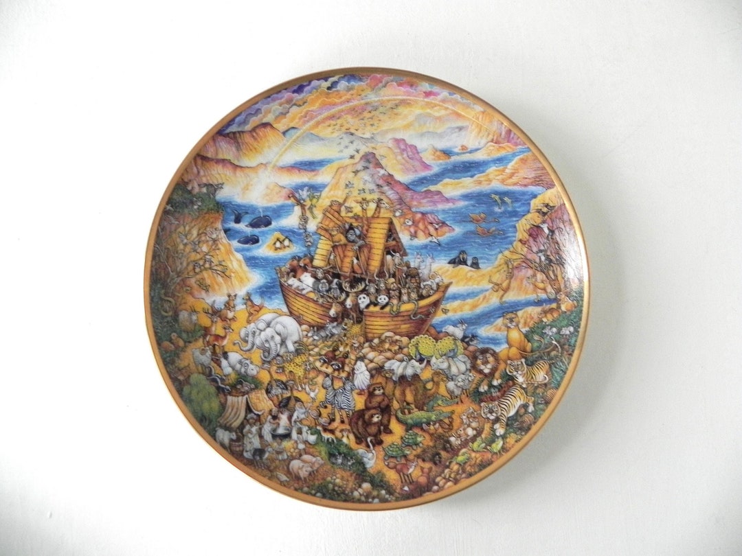 Franklin Mint Bill Bell Decorative Collectable Plate. Two by Two. - Etsy