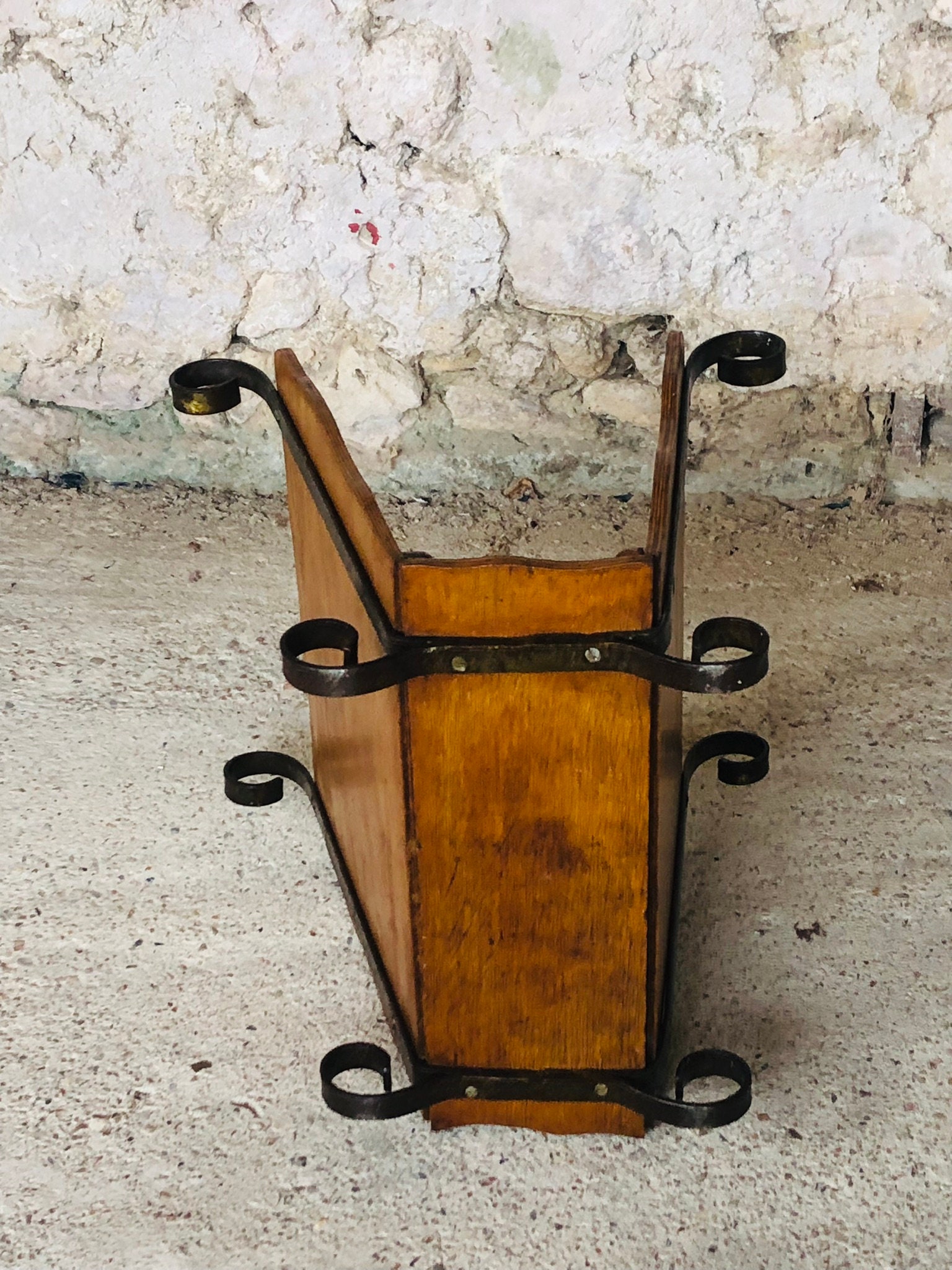 Rustic, Wood Magazine Rack, Circa 1950s - Etsy