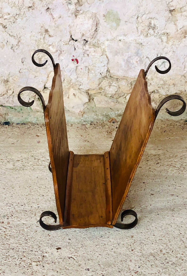 Rustic, Wood Magazine Rack, Circa 1950s - Etsy