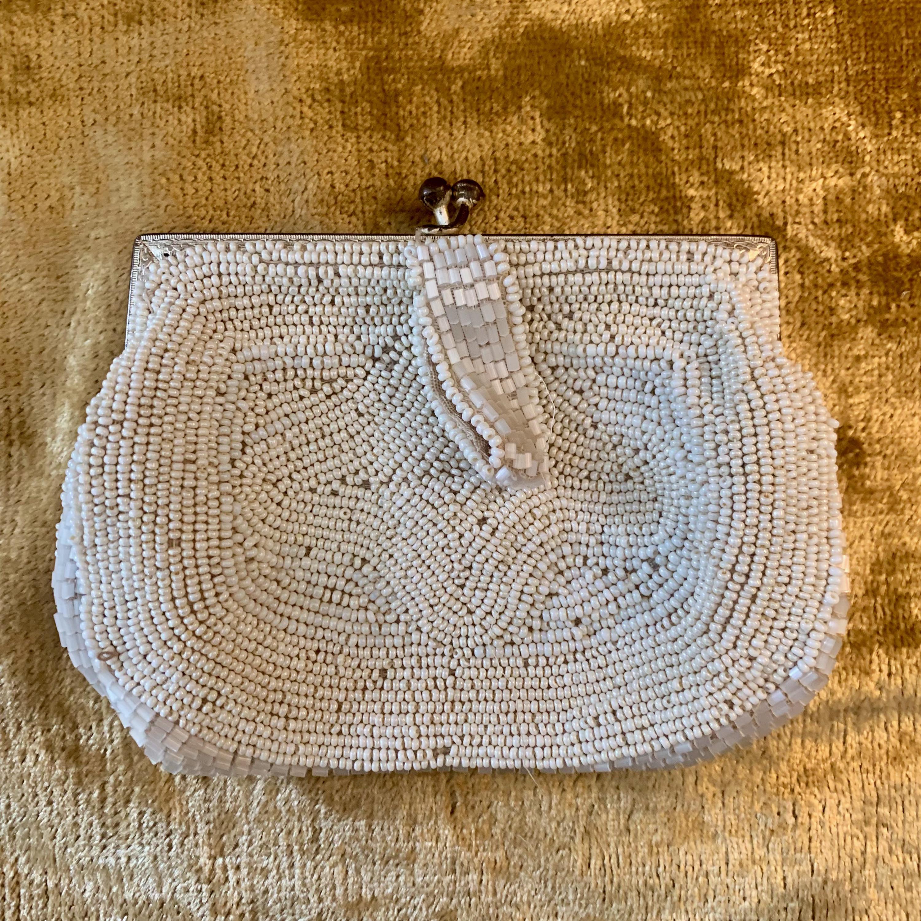 Antique 1920s Flapper Purse: Petite Beaded Seed Bead Clutch - Etsy Canada