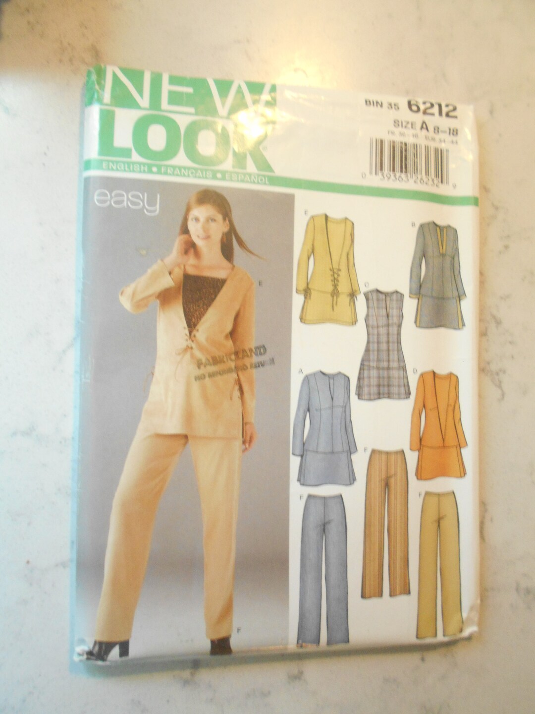Sewing Pattern for Women, New Look, Suits, Crafting Paper, Mod Podge - Etsy