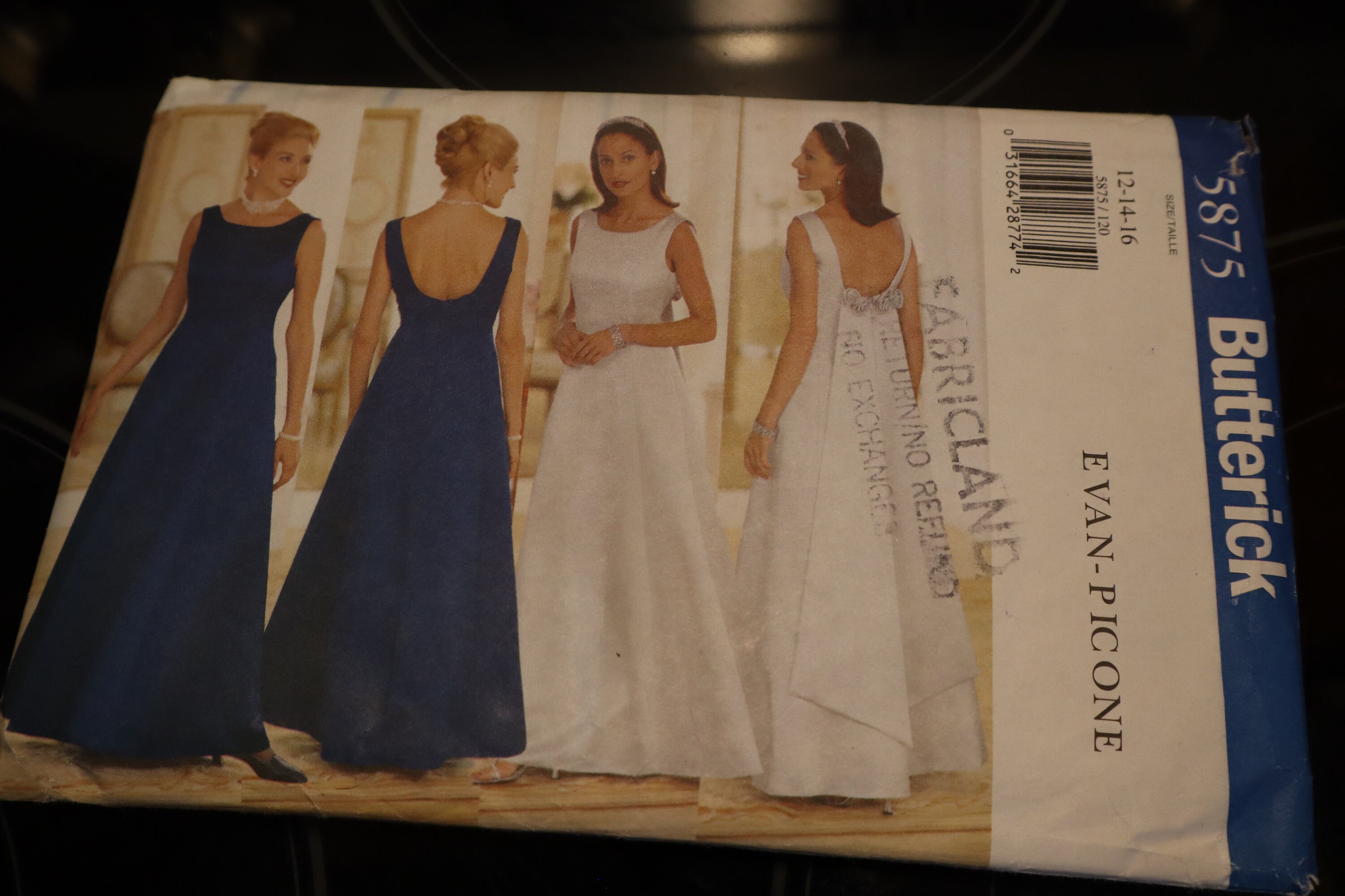 Sewing Pattern for Women, Butterick 5875 Gowns - Etsy
