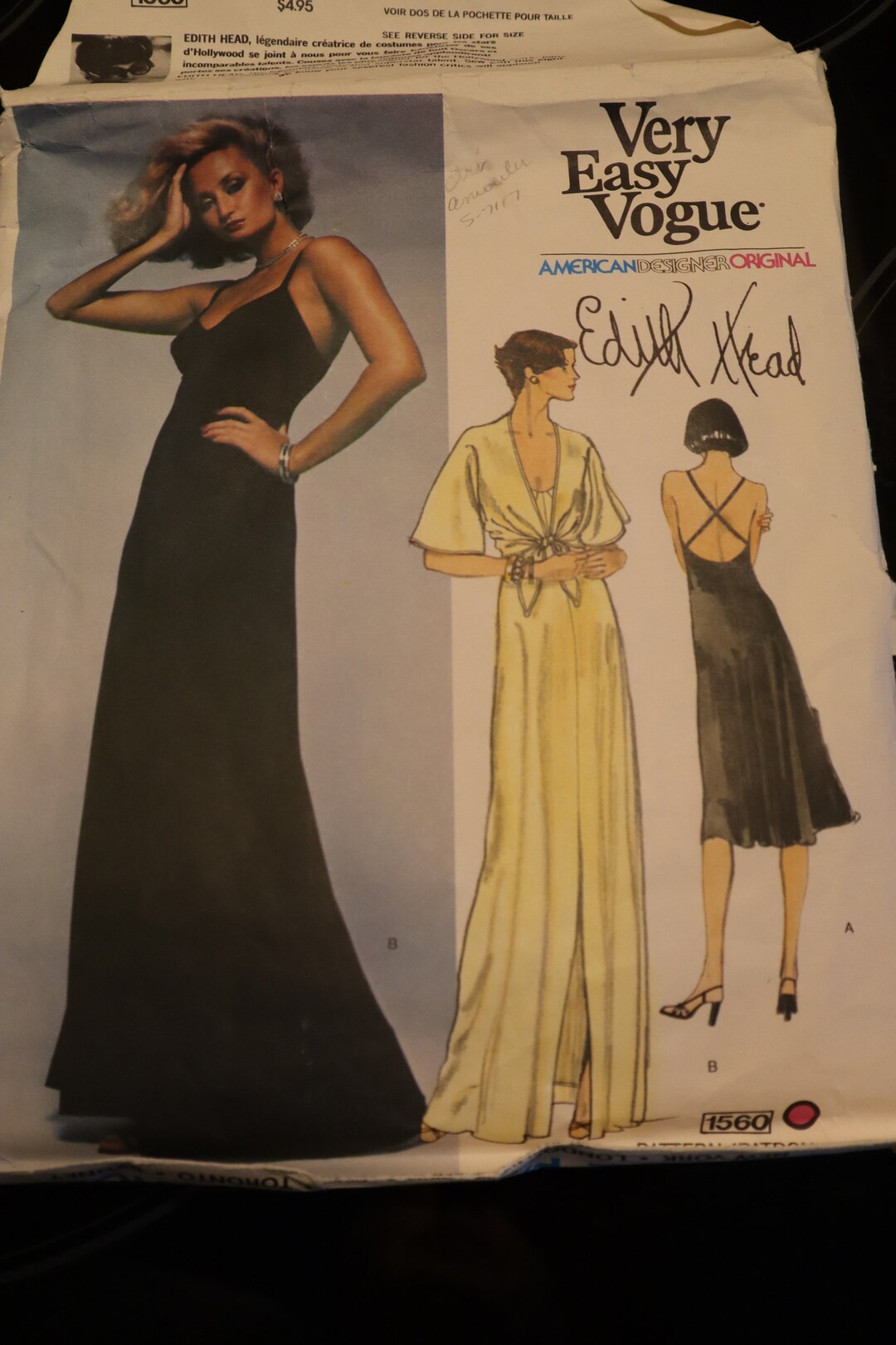 Sewing Pattern for Women Vogue 1560 Dresses - Etsy
