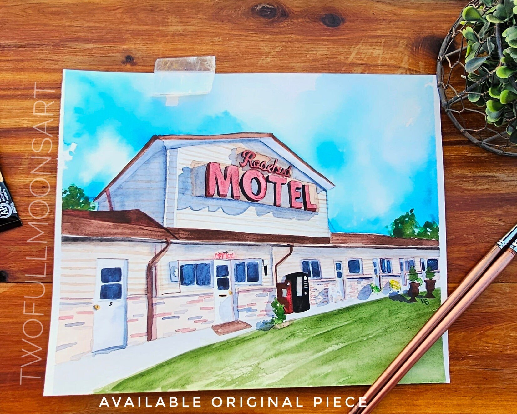 Rosebud Inn Art Digital Download Schitts Creek Funny - Etsy