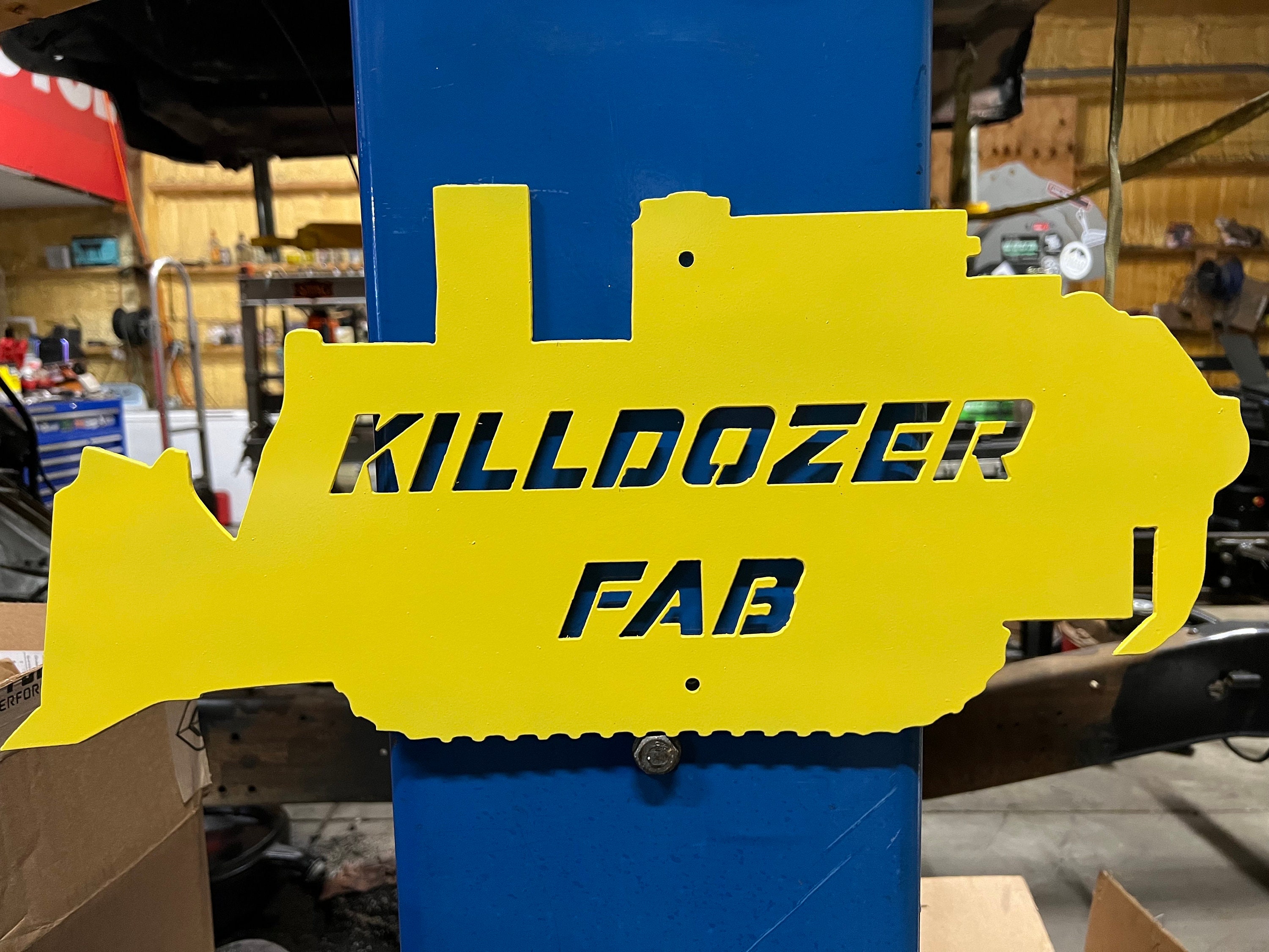 Killdozer Fab Metal Sign - Etsy