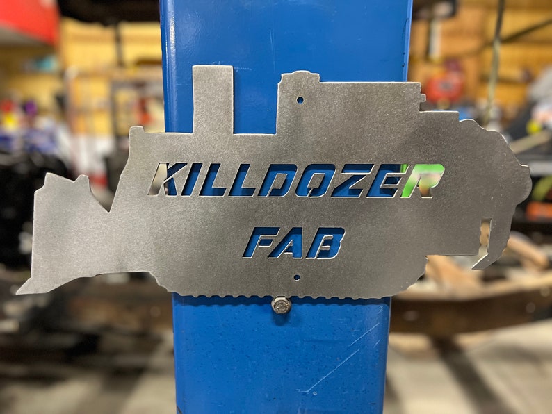 Killdozer Fab Metal Sign - Etsy