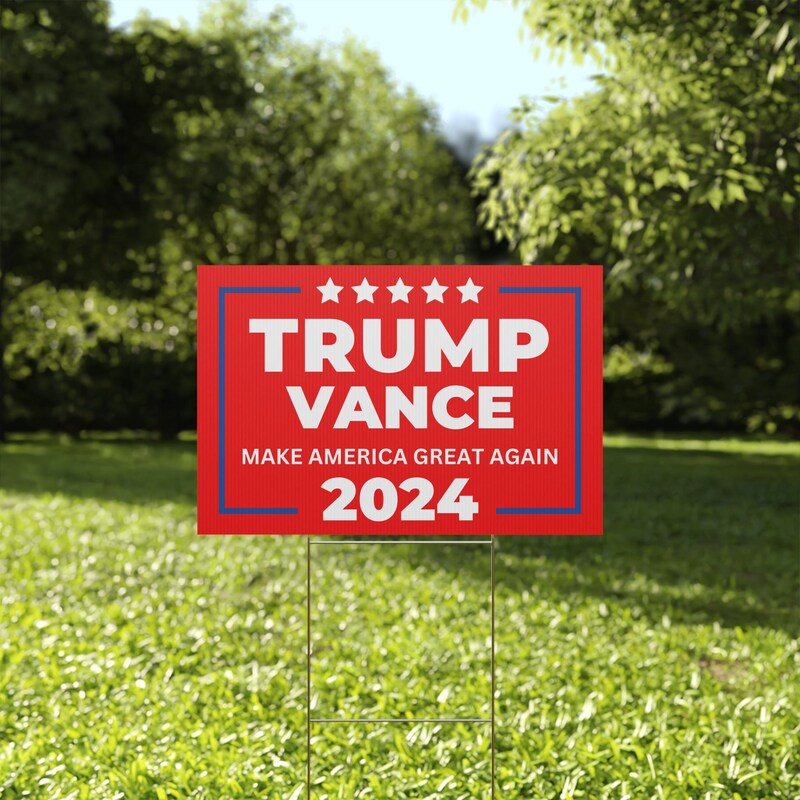 Trump Vance Sign - Etsy