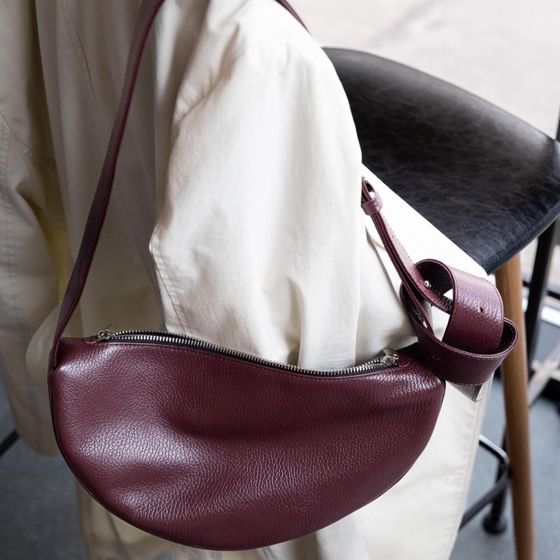 Half Moon Handbags - Etsy