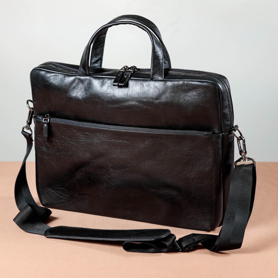 Leather Laptop Bag, MacBook Air Case, Custom Men's Leather Briefcase ...