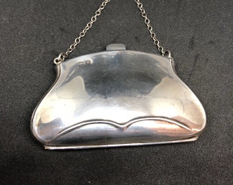 Silver coin purse | Etsy