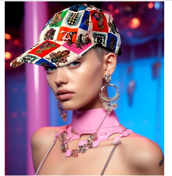RARE vintage 2000 VERSACE hat - Gem