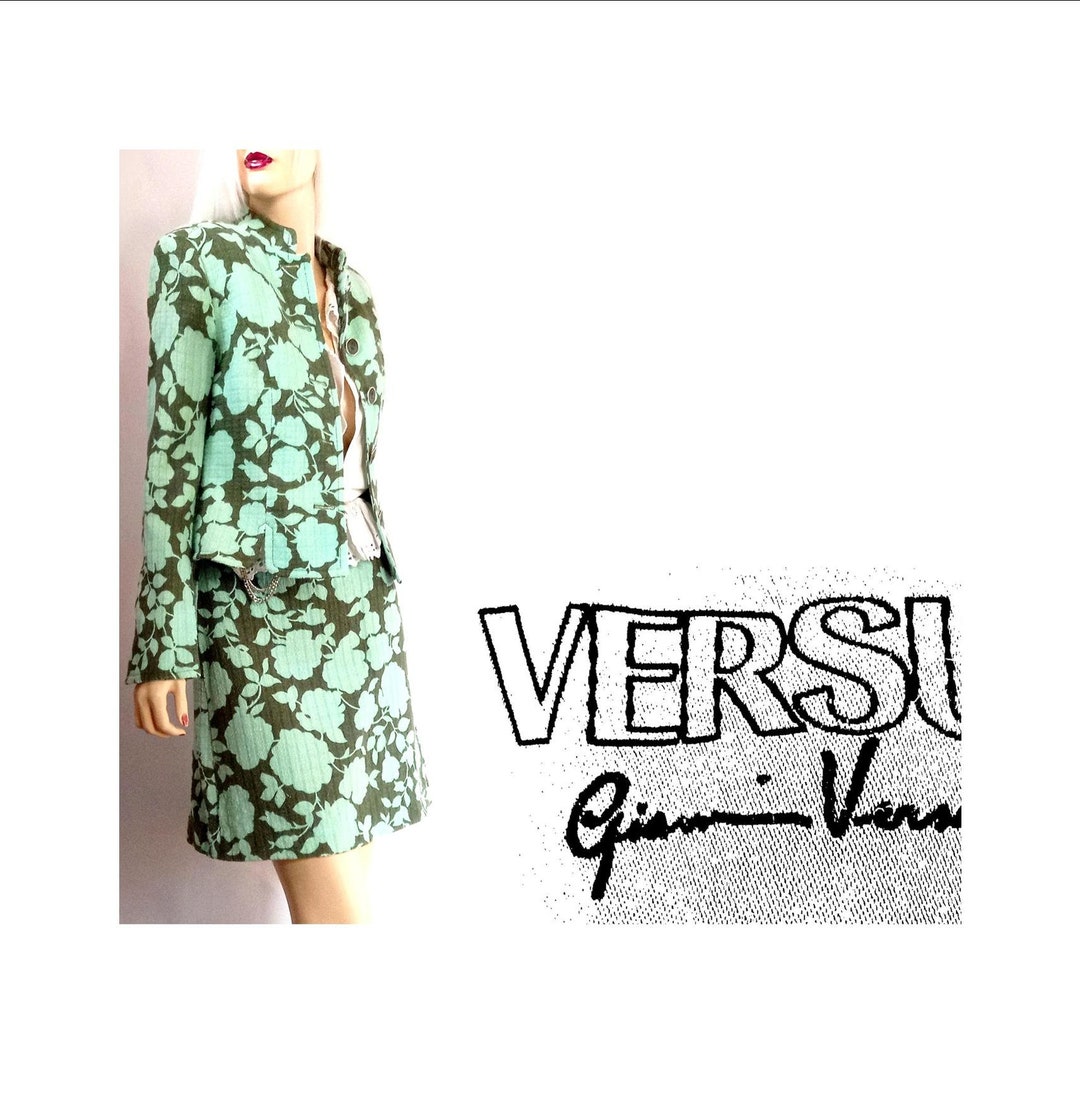 VERSUS GIANNI VERSACE Vintage 94s Wool Suit - Etsy