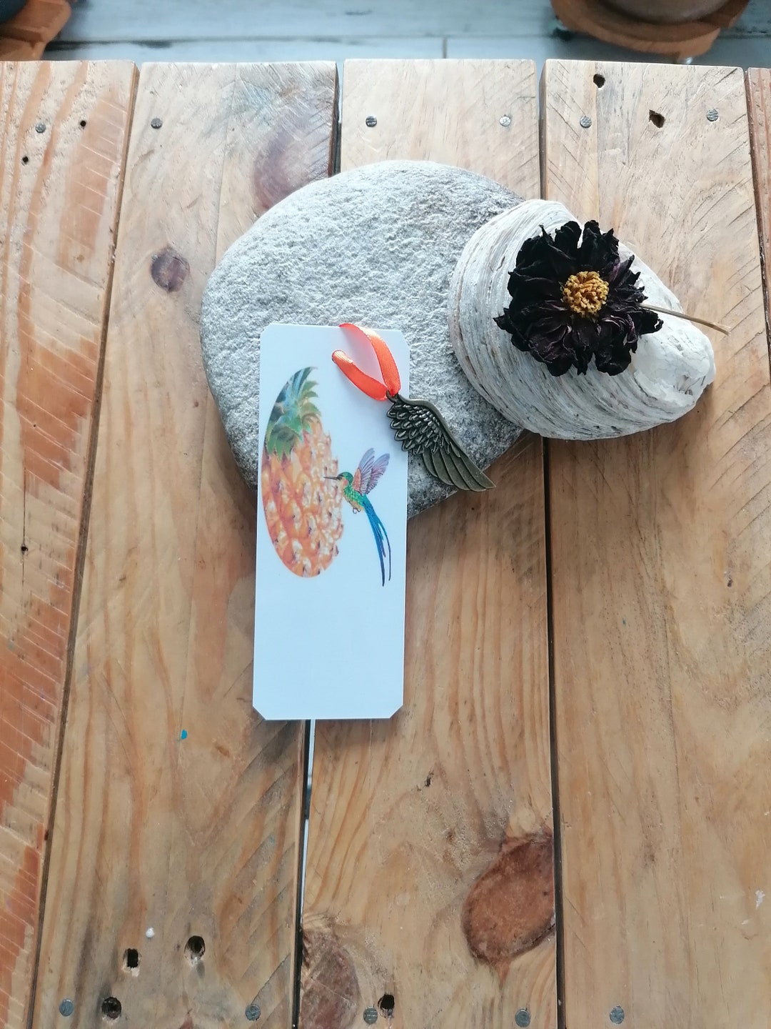 Hummingbird Bookmarks / Laminated Paper Hummingbird Bookmark - Etsy