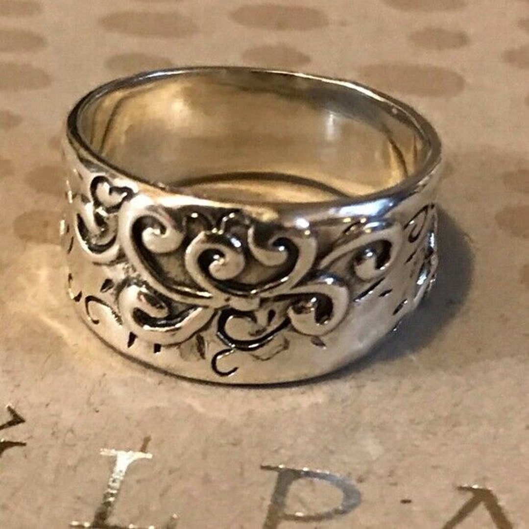 Silpada Sterling Silver Scroll Ring - Size 5 - Etsy