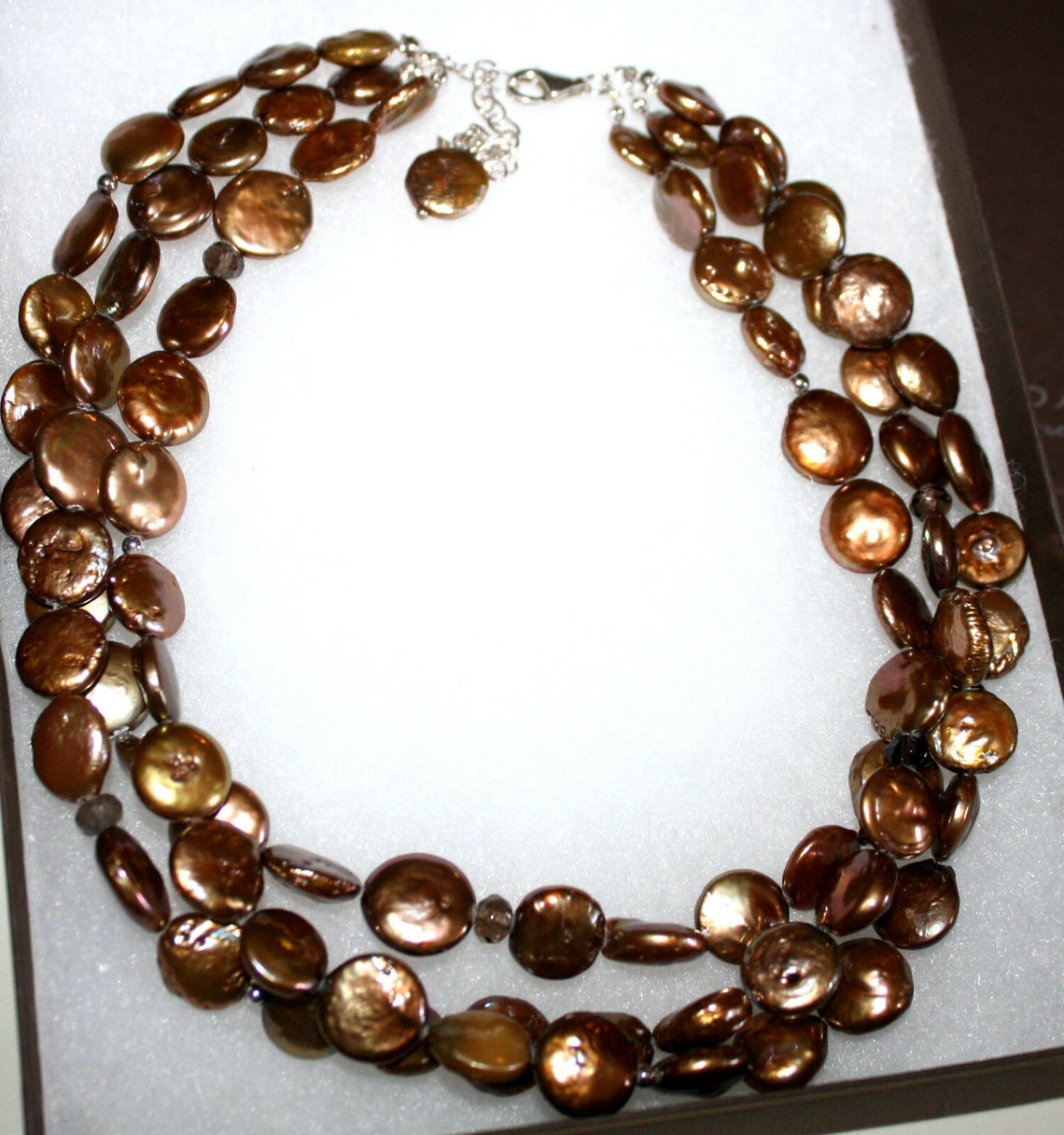 Silpada Sterling Silver Copper Coin Pearl Necklace | Etsy