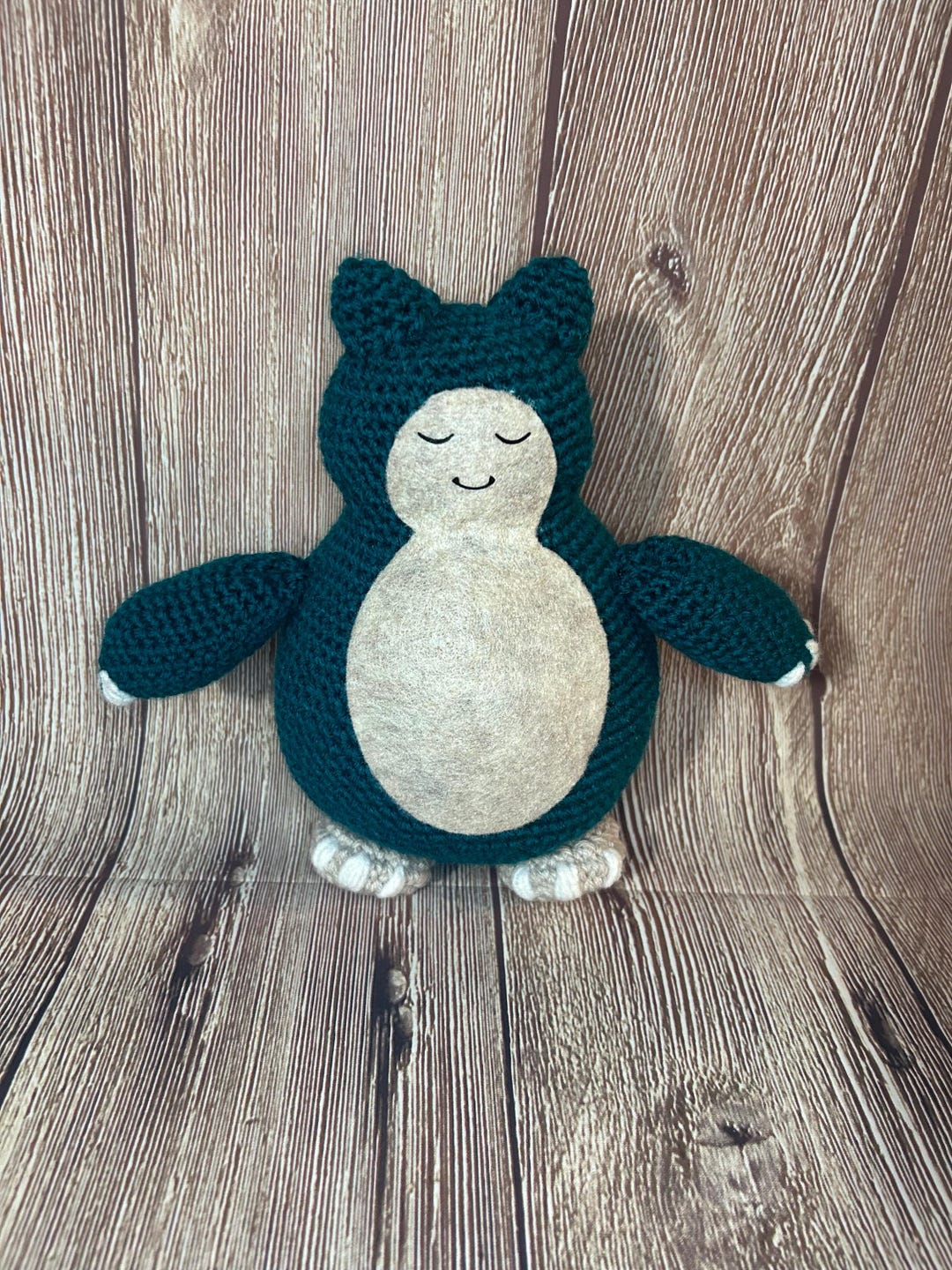 Sleepy Bear Monster Crochet Plush Stuffed Animal- Snore- Video Game ...