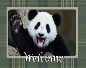 Panda Welcome - Etsy