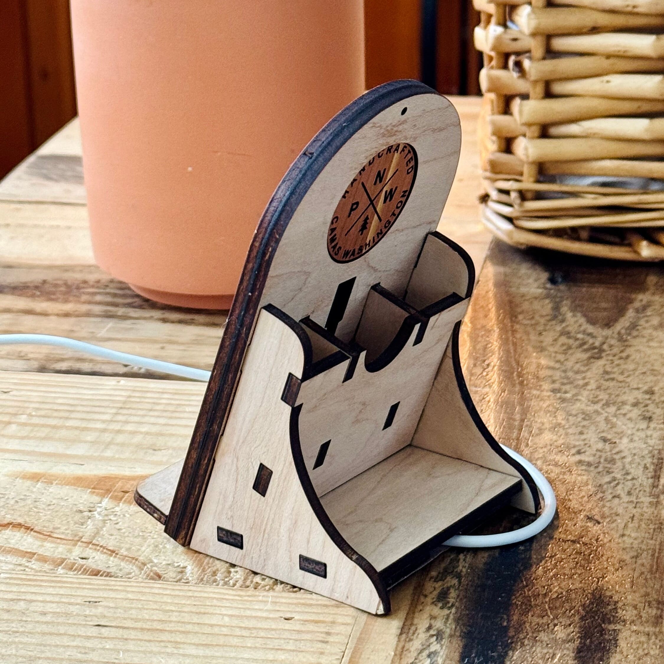 Wood Magsafe Phone Charger Custom Phone Stand Magsafe Phone Stand ...