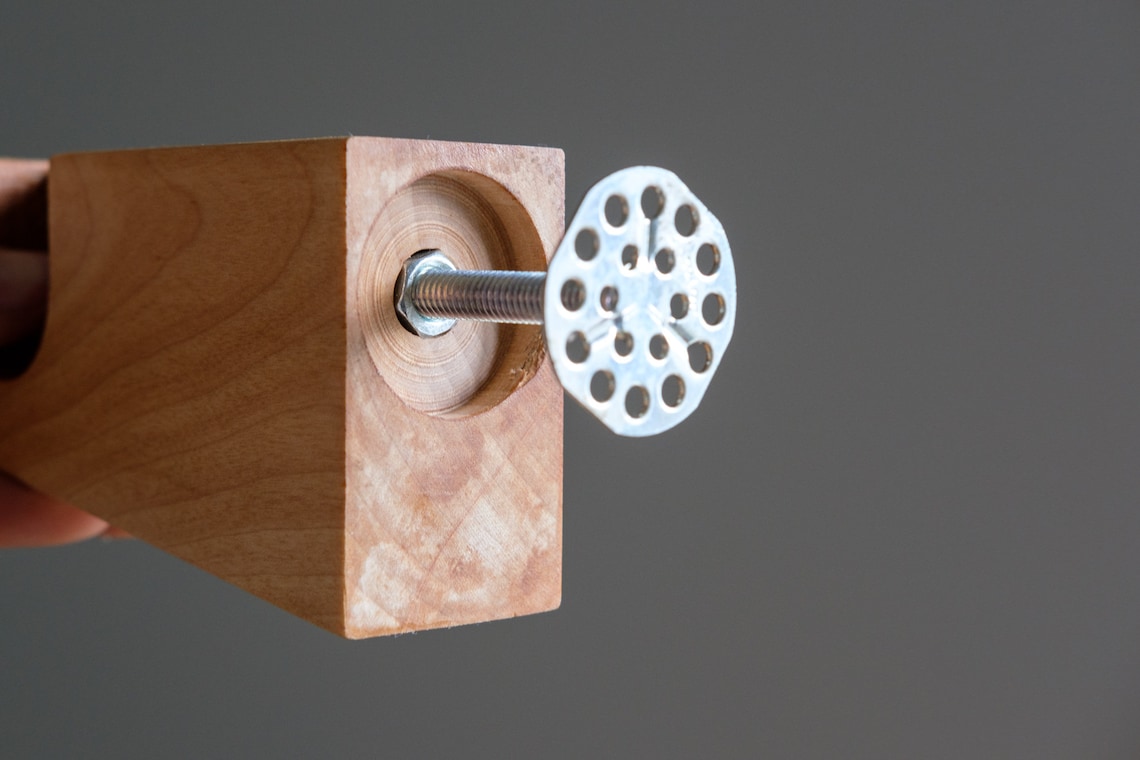 Minimalist Wooden Curtain Rod and Supports With Invisible Hardware - Etsy